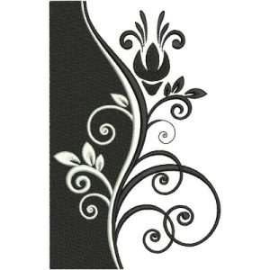 Black And White Machine Embroidery Designs Kreations by Kara Embroidery ...