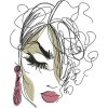 Ladies In Abstract Machine Embroidery Designs Kreations by Kara ...